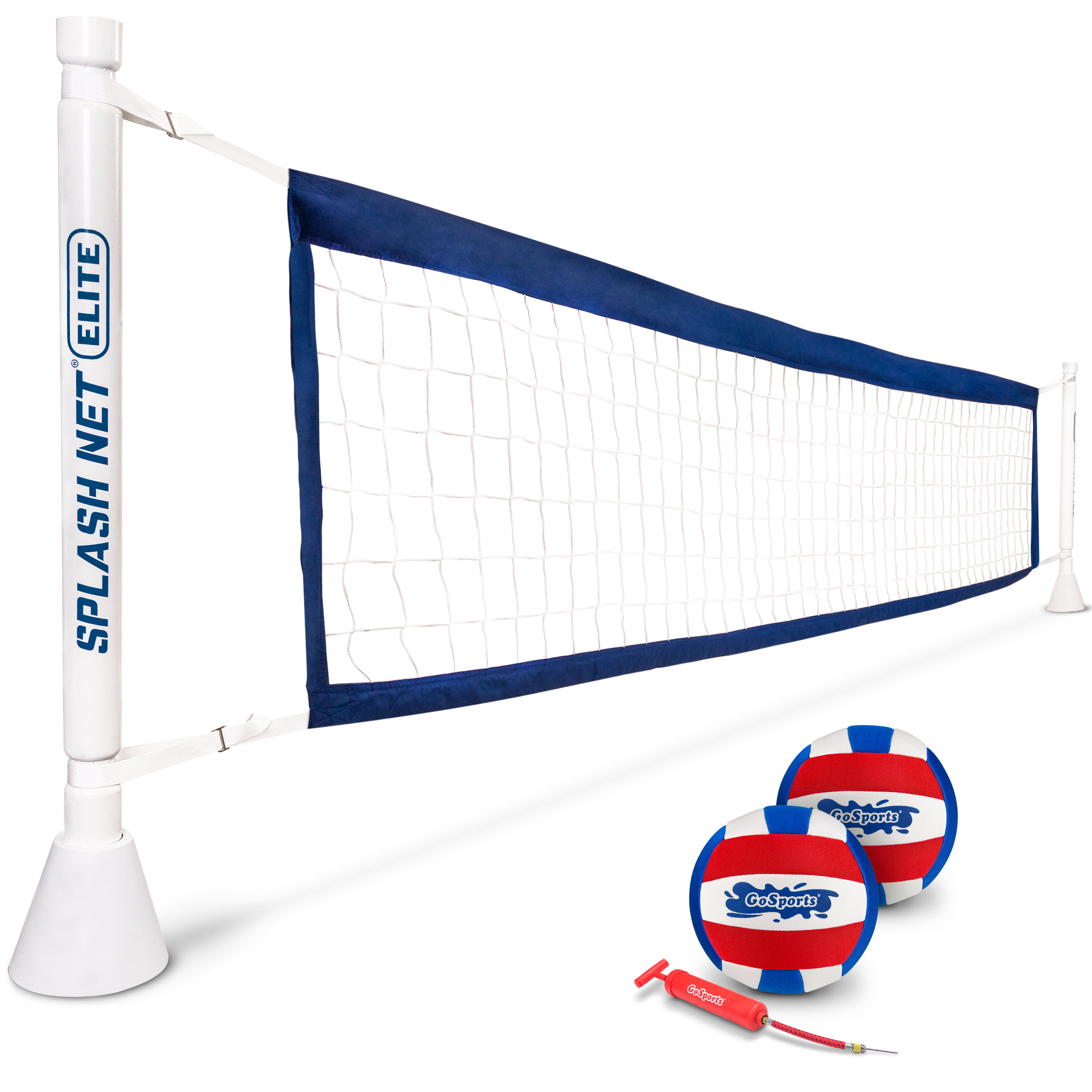 GoSports Gosports Deck-Mounted Splash Net ELITE Inground Pool ...