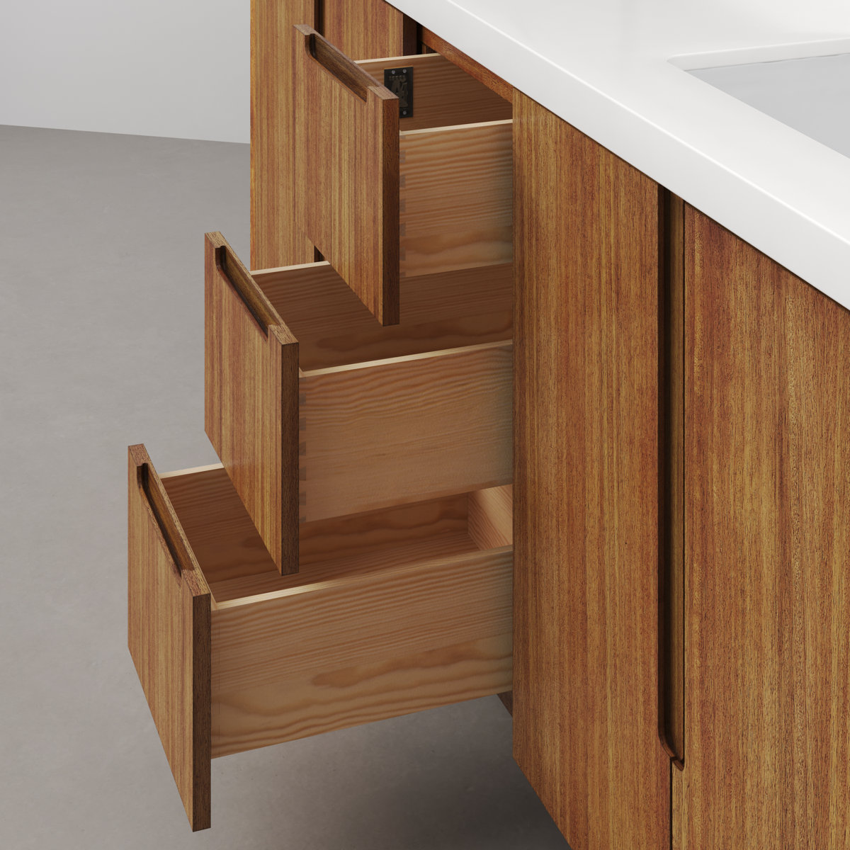 Hokku Designs Trayshawn 72 In. Double Sink Whitebrook Quartz Countertop ...