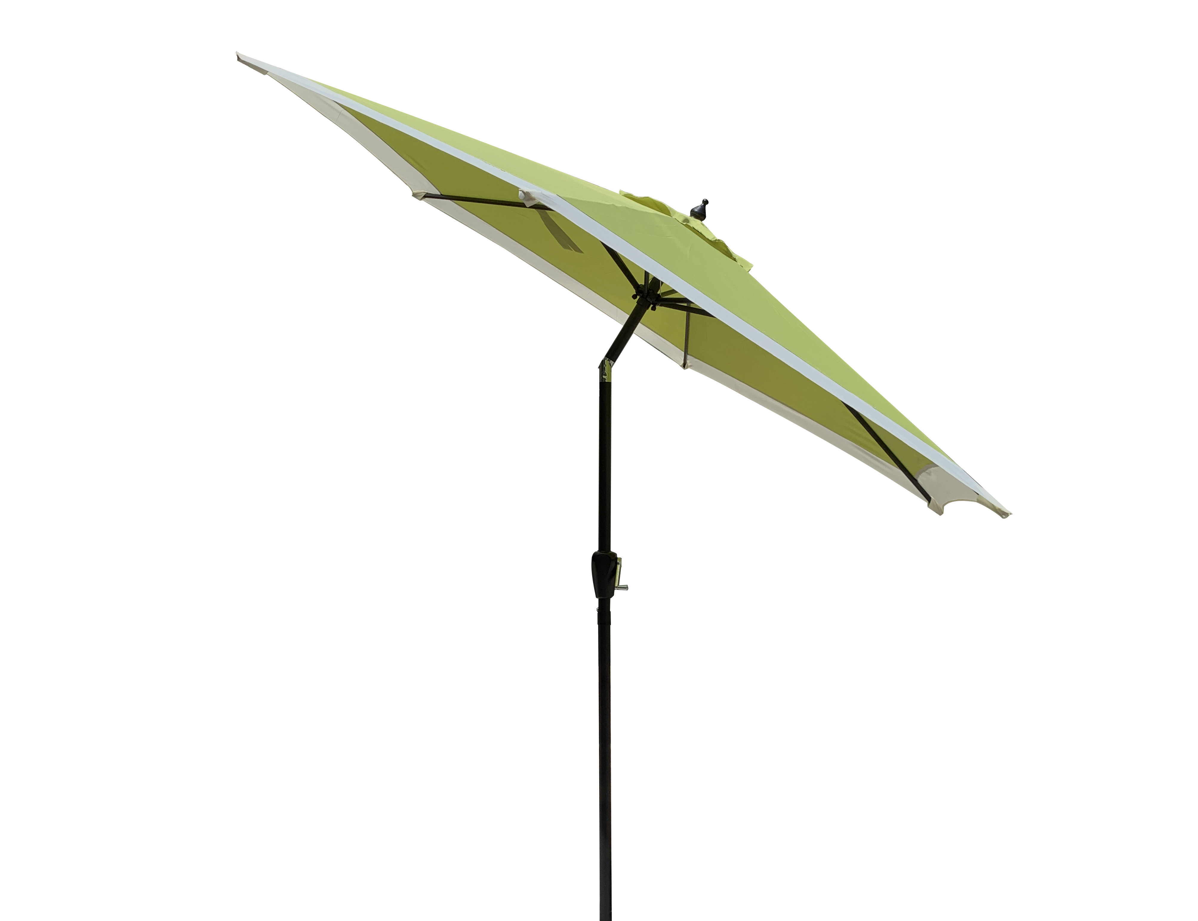 Arlmont & Co. Dual Colour 9 Ft 6 Ribs Outdoor Market Umbrella Push ...