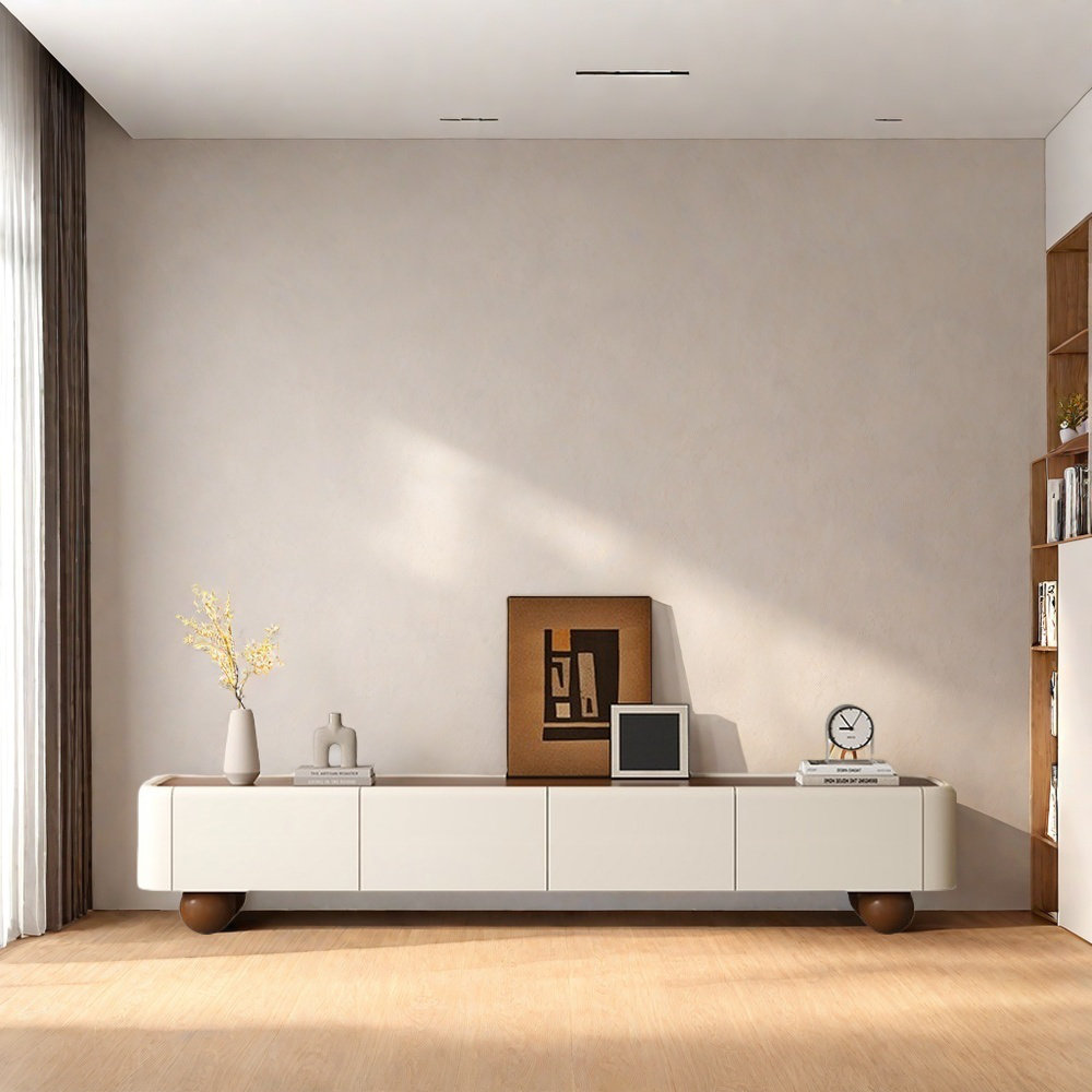 Trentastic Trails Secure rounded corner TV cabinet | Wayfair