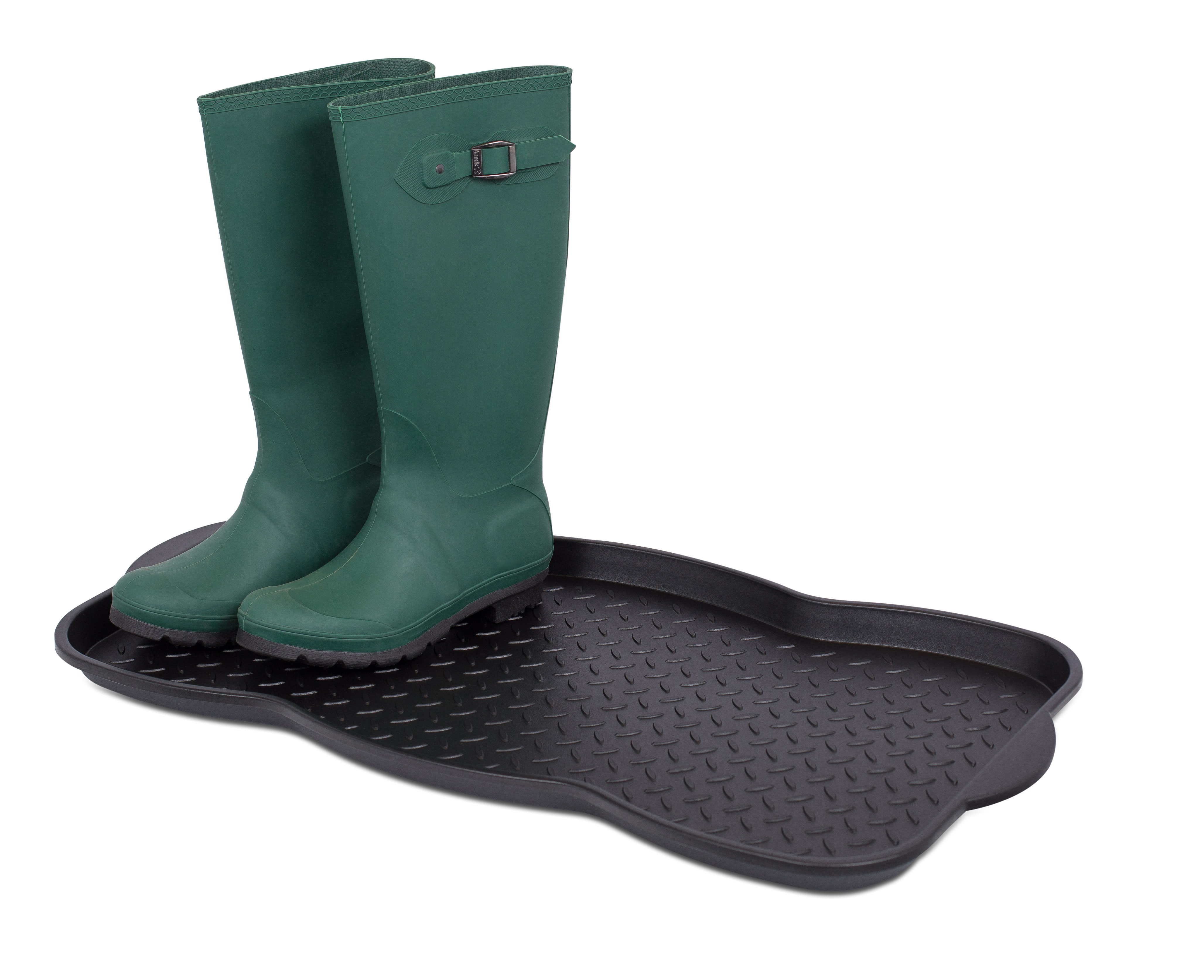 BirdRock Home Multi-Purpose 29.75" L x 15" W Non-Slip Outdoor Boot Tray ...