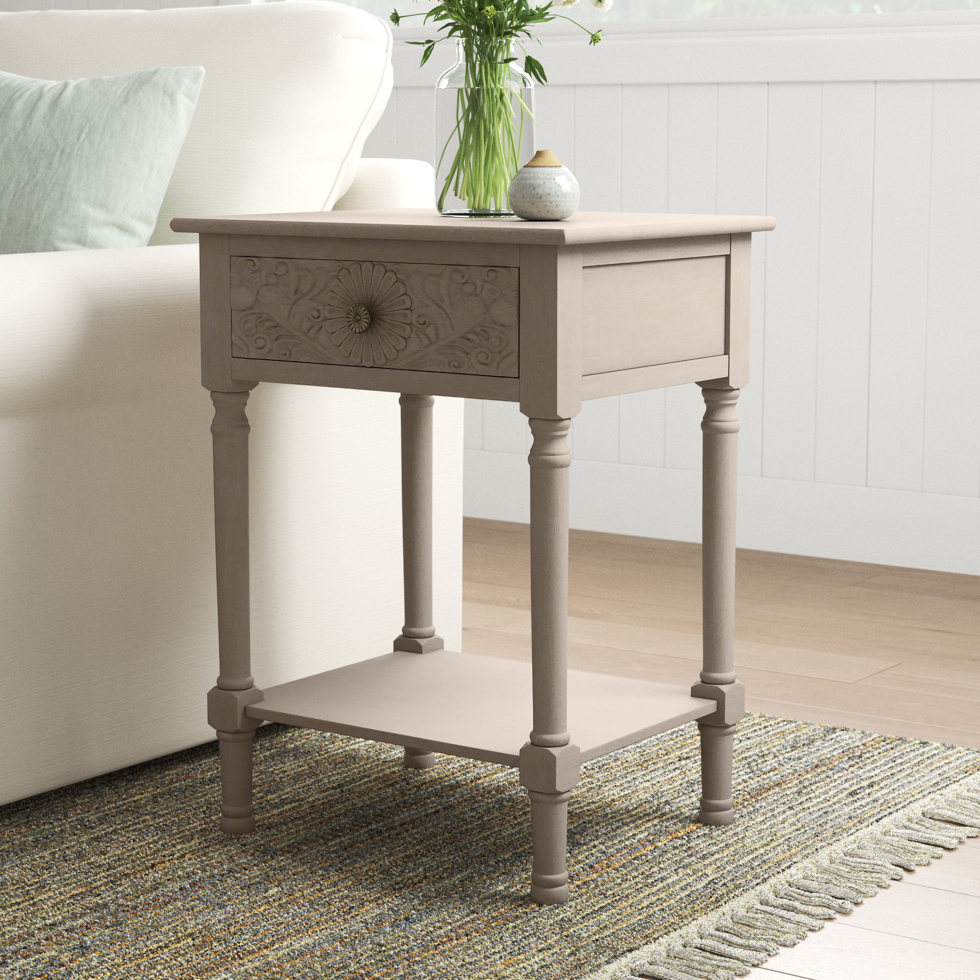 Sand & Stable™ Peters End Table with Storage & Reviews | Wayfair