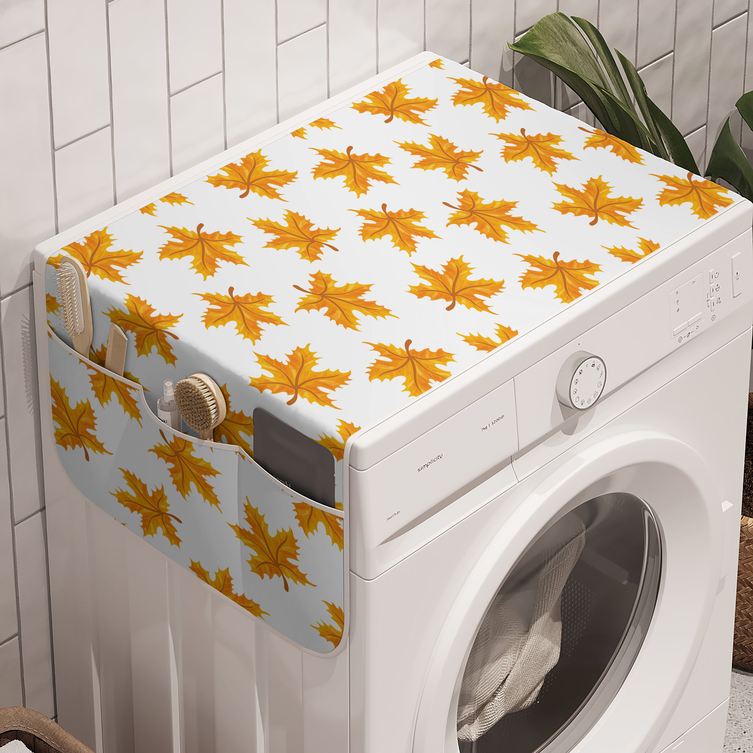 Ambesonne Autumn Washing Machine Organizer Pack of 2 47" x 18.5" | Wayfair