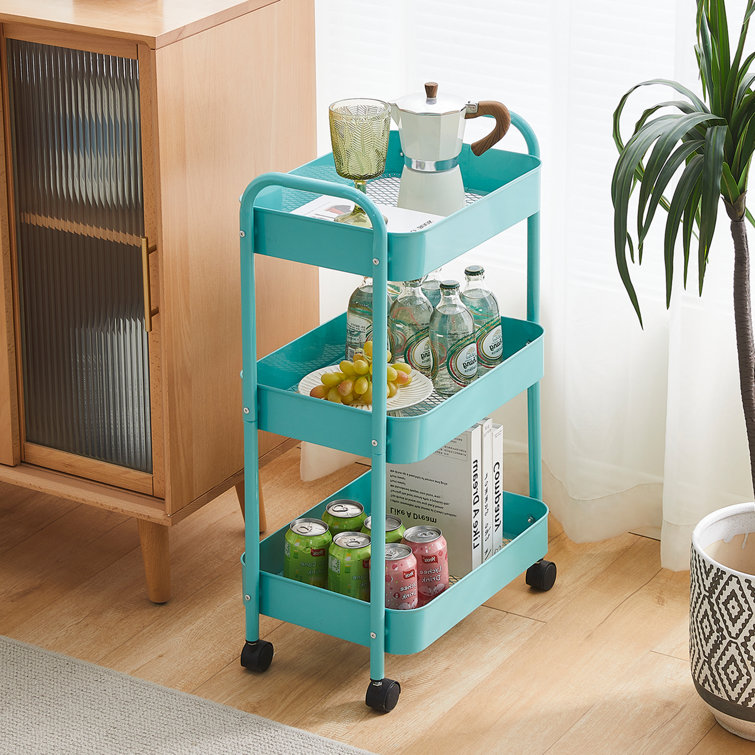 17 Stories Kysa Metal Kitchen Trolley & Reviews | Wayfair.co.uk