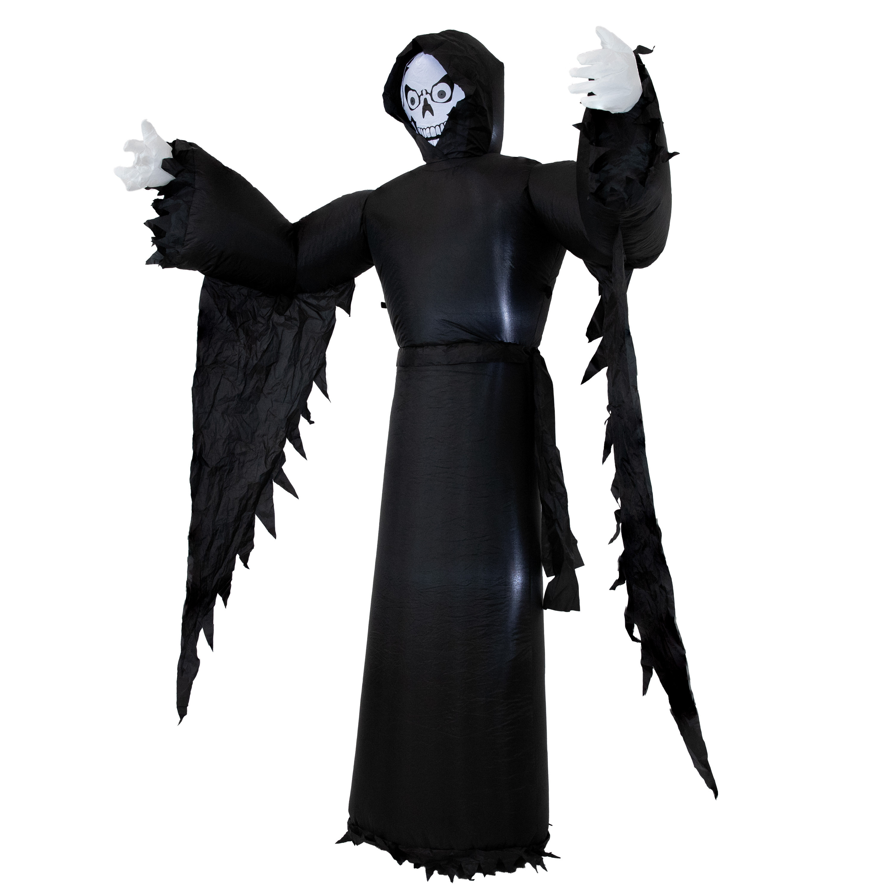 The Holiday Aisle® Inflatable Halloween Decoration Grisly Grim Reaper ...