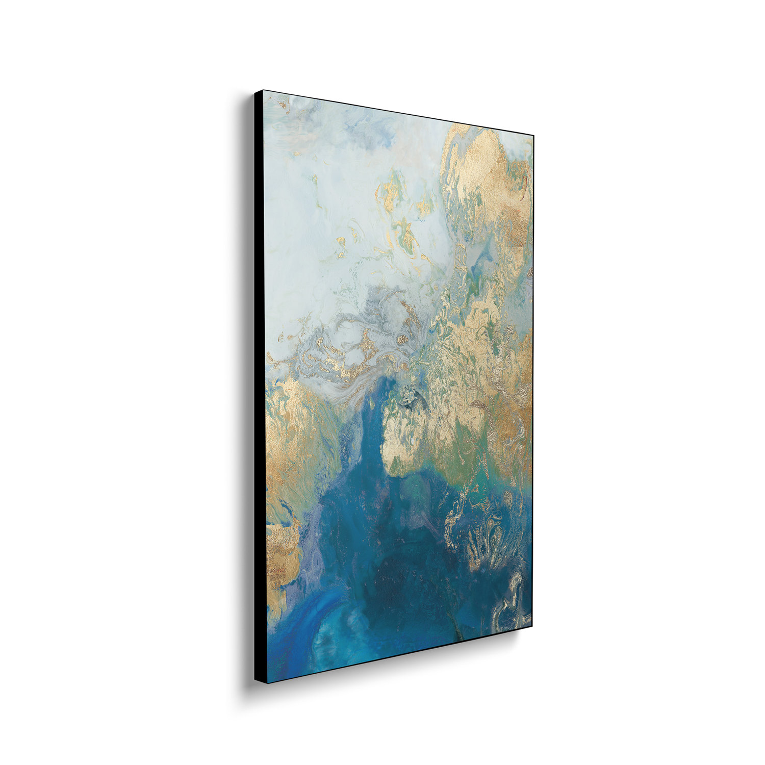Ivy Bronx Steelpix Metal Canvas - Ocean Splash II By PI Galerie Wall ...