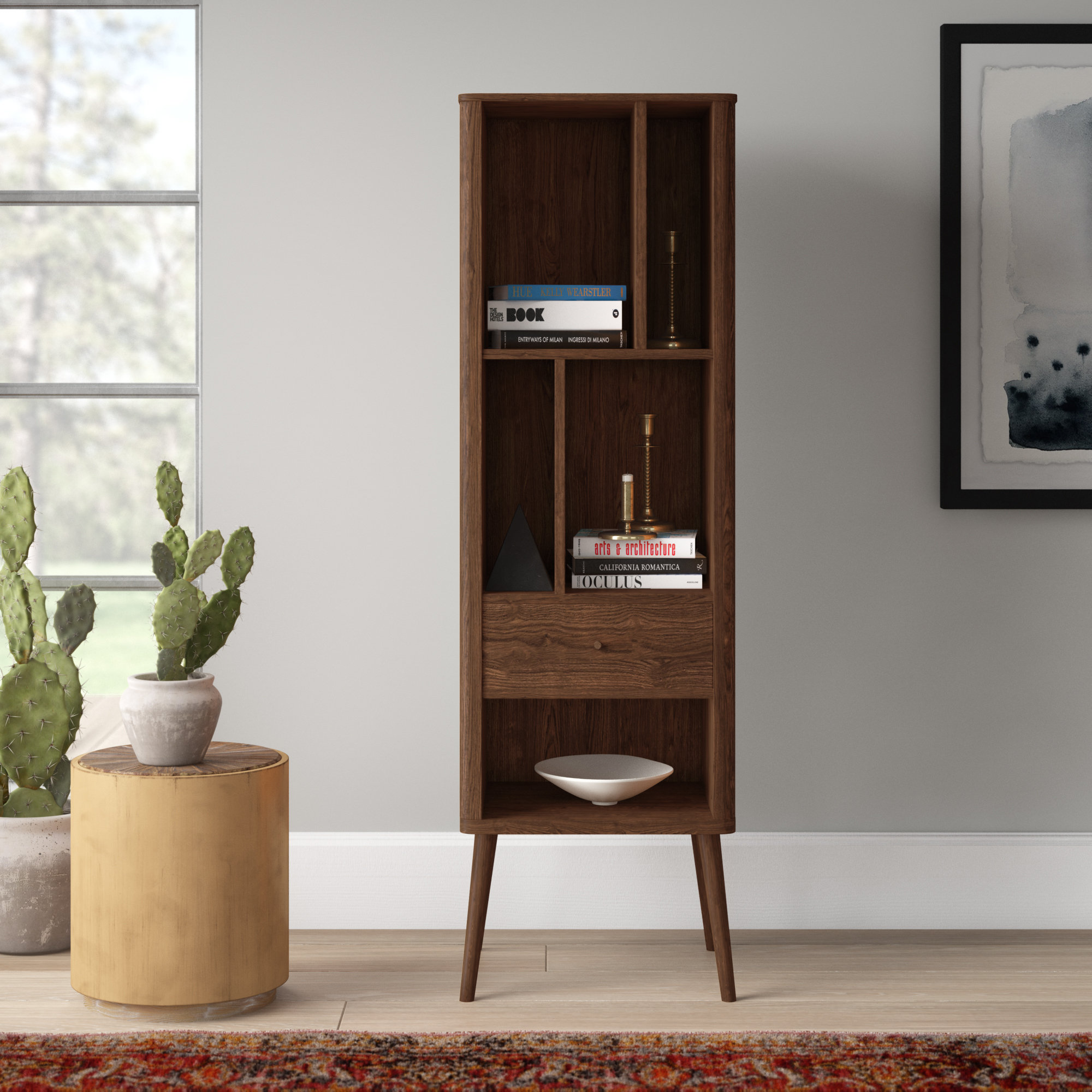 George Oliver Geraint Standard Bookcase & Reviews | Wayfair