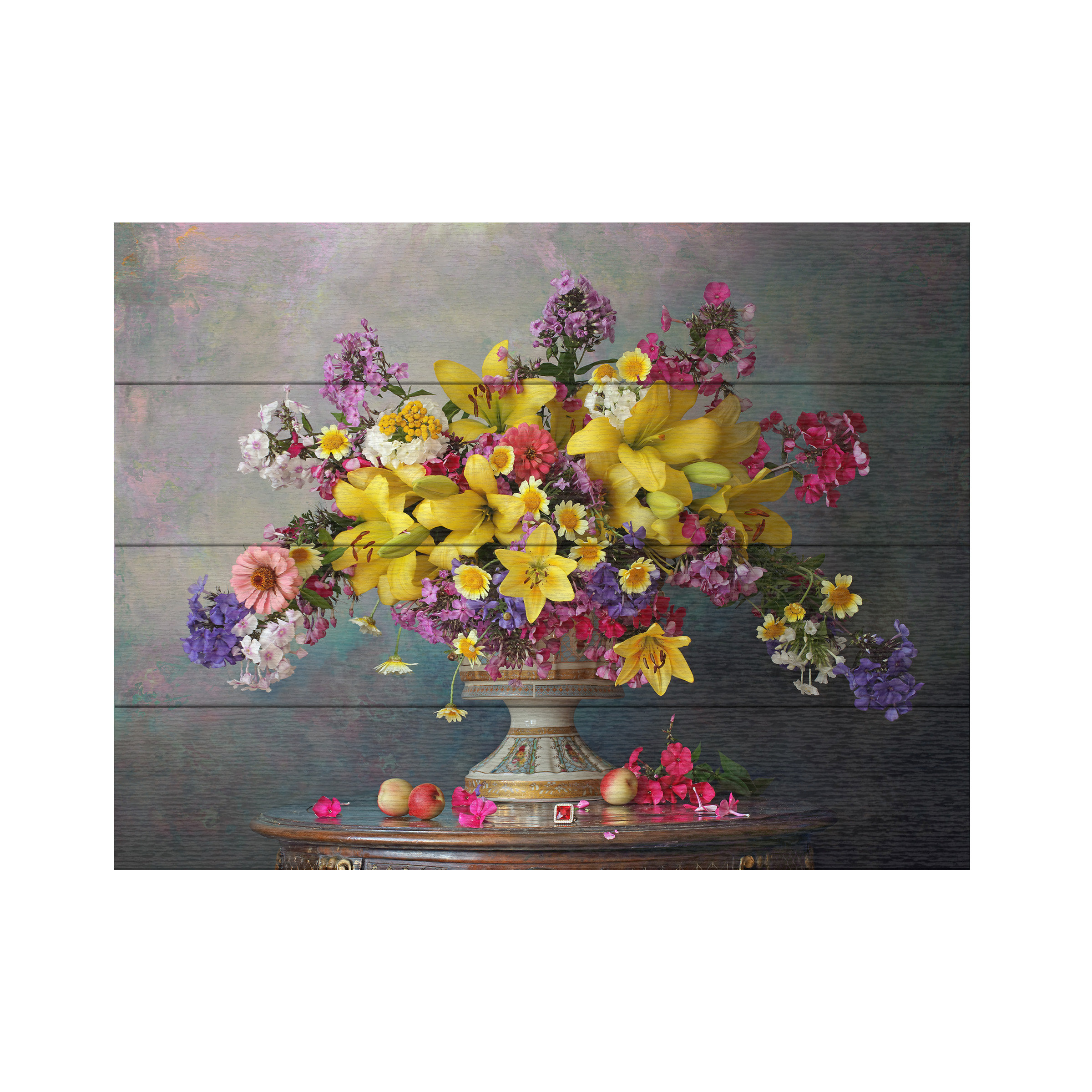 Winston Porter Andrey Morozov Still Life With Flowers Wood Slat Art ...