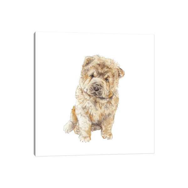 Rosalind Wheeler Chow Chow by Wandering Laur - Wrapped Canvas Painting ...