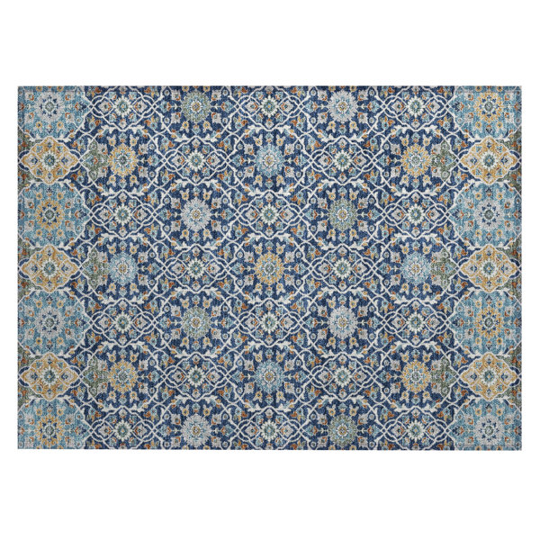 17 Stories Machine Washable Indoor/Outdoor Eden ACN2199 Panel Rug | Wayfair