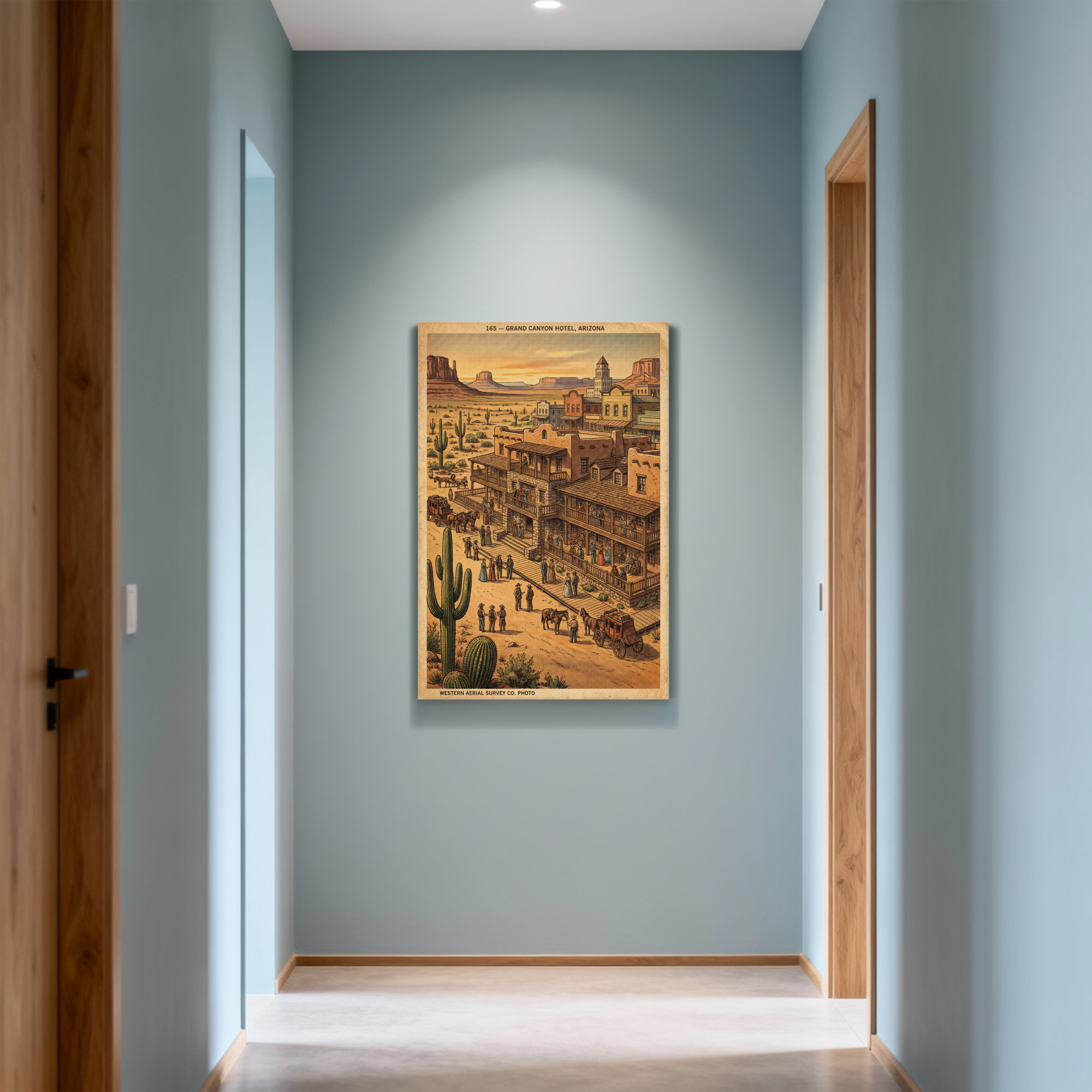 Astoria Grand Fashion Western Aerial Survey Co Prints | Wayfair