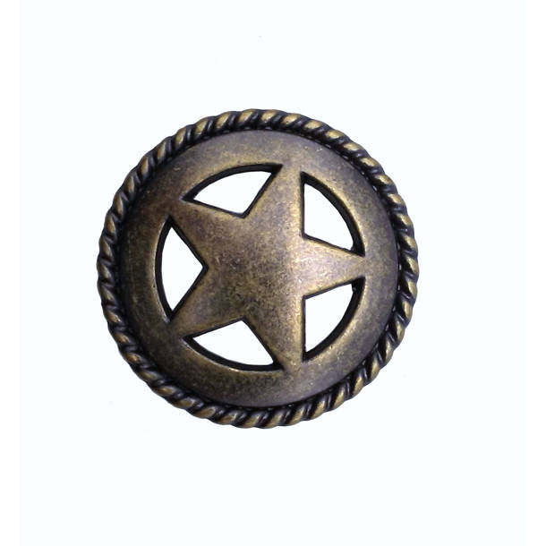 Buck Snort Lodge Engraved Flower 3'' Center to Center Cup/Bin Pull ...