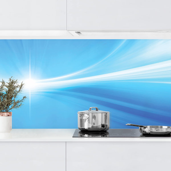 Ivy Bronx Beulah 80 x 280cm PVC Tile in Blue | Wayfair.co.uk