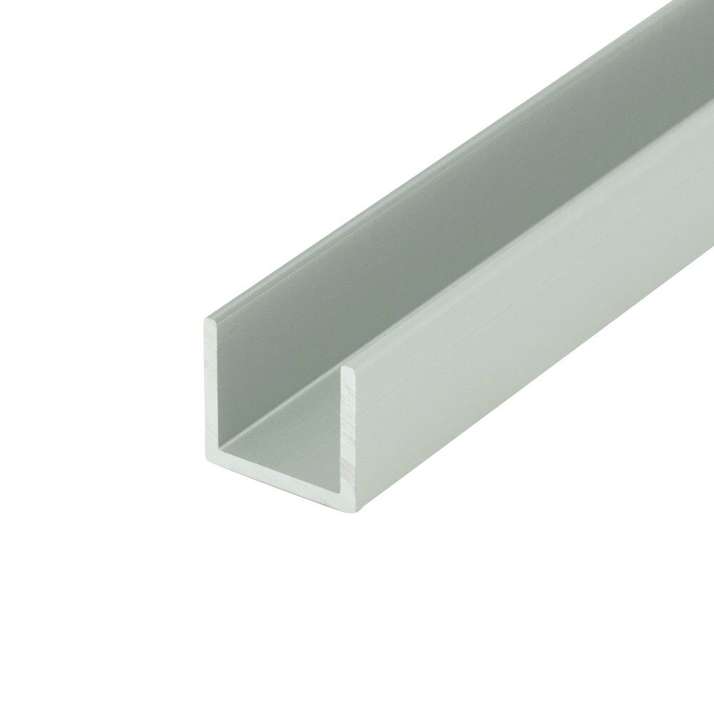 Outwater Alu847-S Satin Finish 1/2 Inch Inside Dimension Aluminum U ...