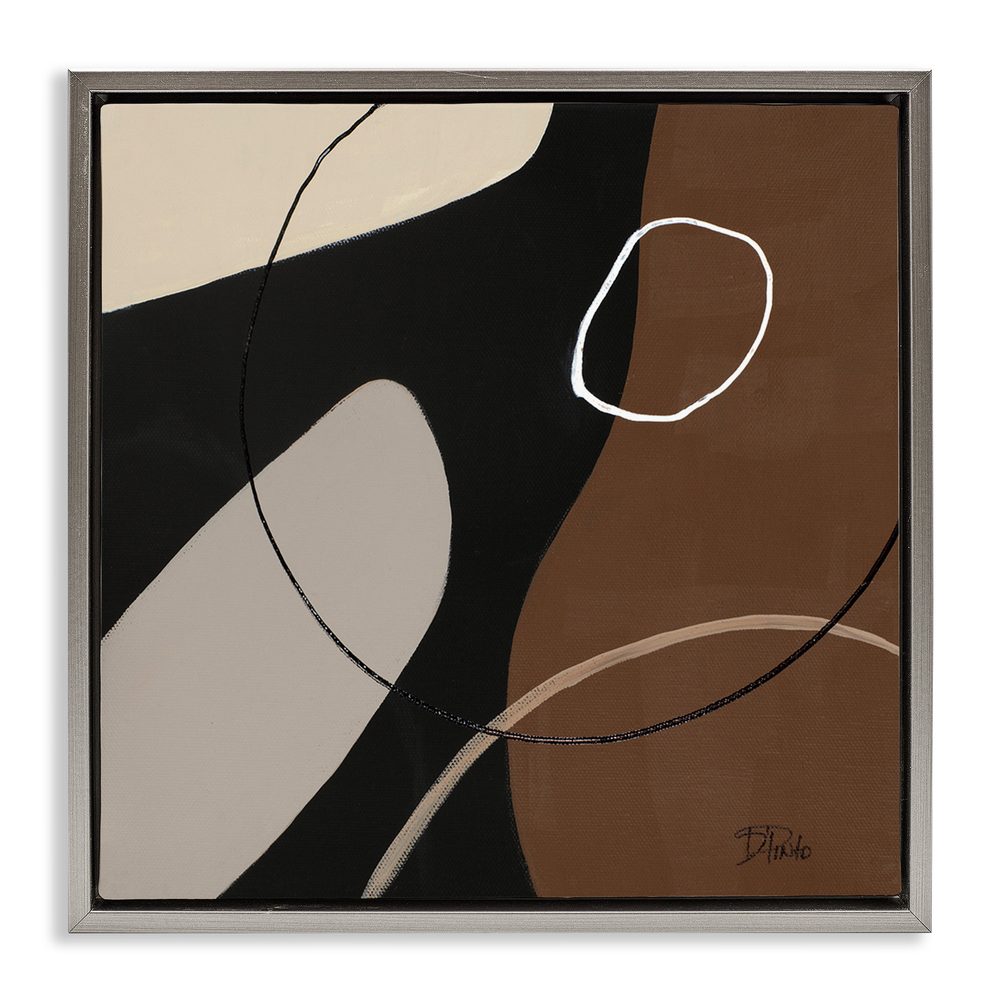 Wrought Studio™ Minimal Project Shapes Floater Canvas Wall Art by ...