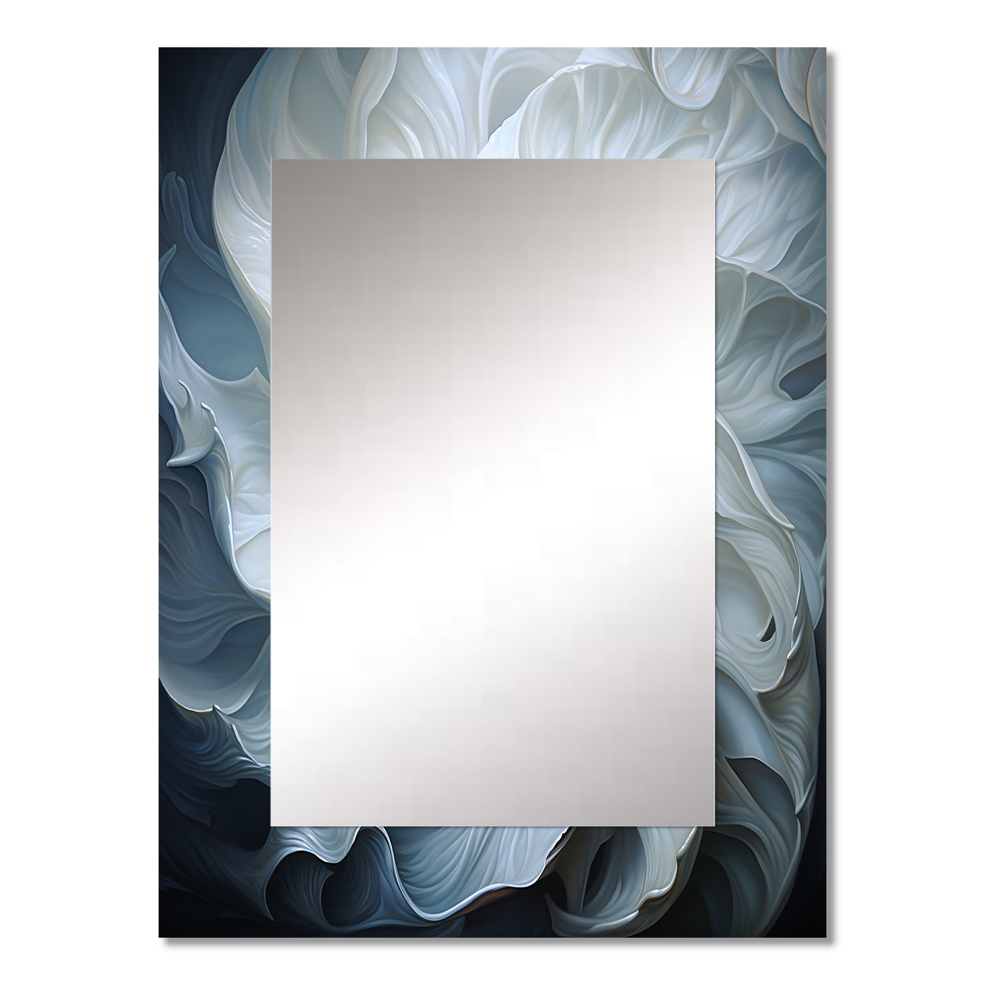Ivy Bronx Seashell Monochromatic Whispers I - Animals Decorative Mirror ...