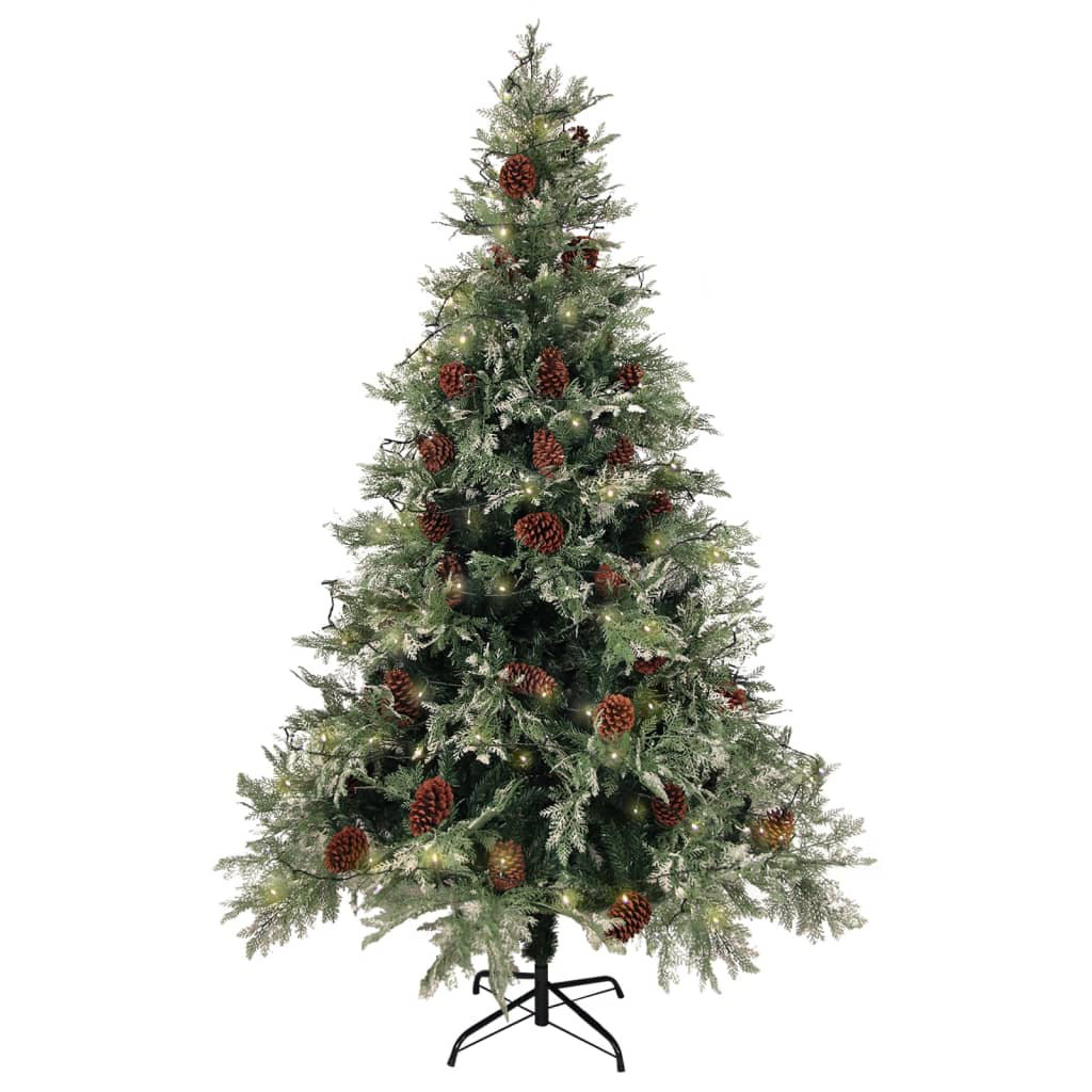Charlton Home® Christmas Tree Green And White PVC, PE, Steel Large ...