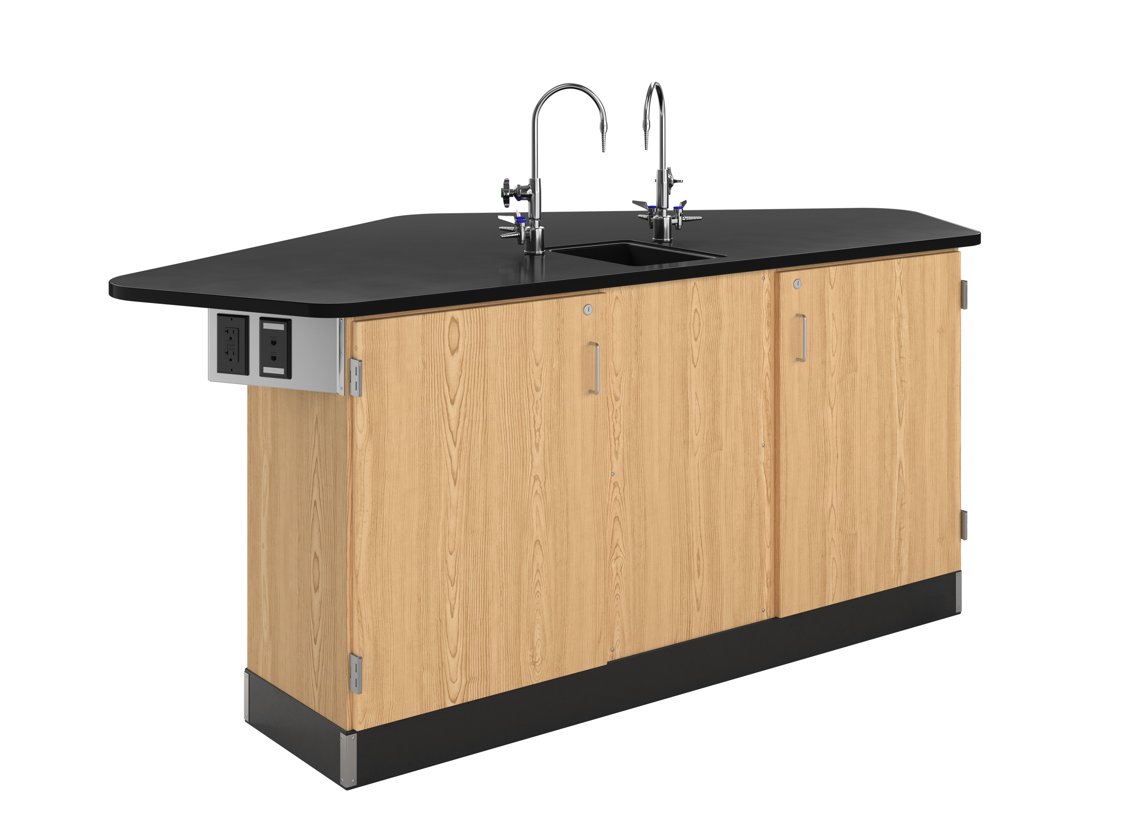 Diversified Woodcrafts Forward Vision II Quick-Ship Workstation with ...