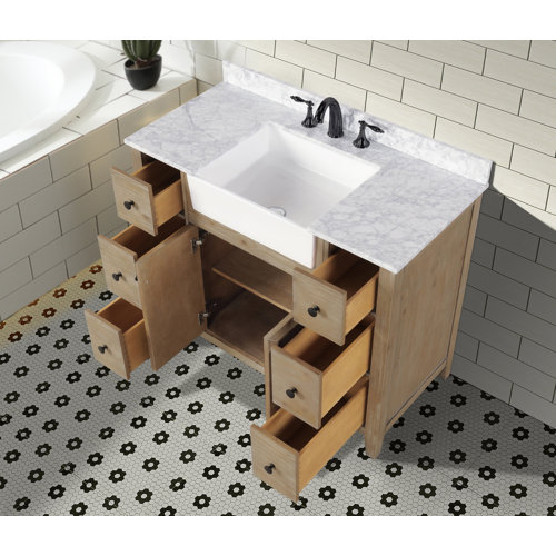 42 Inch Solid Wood Bathroom Vanities You'll Love | Wayfair