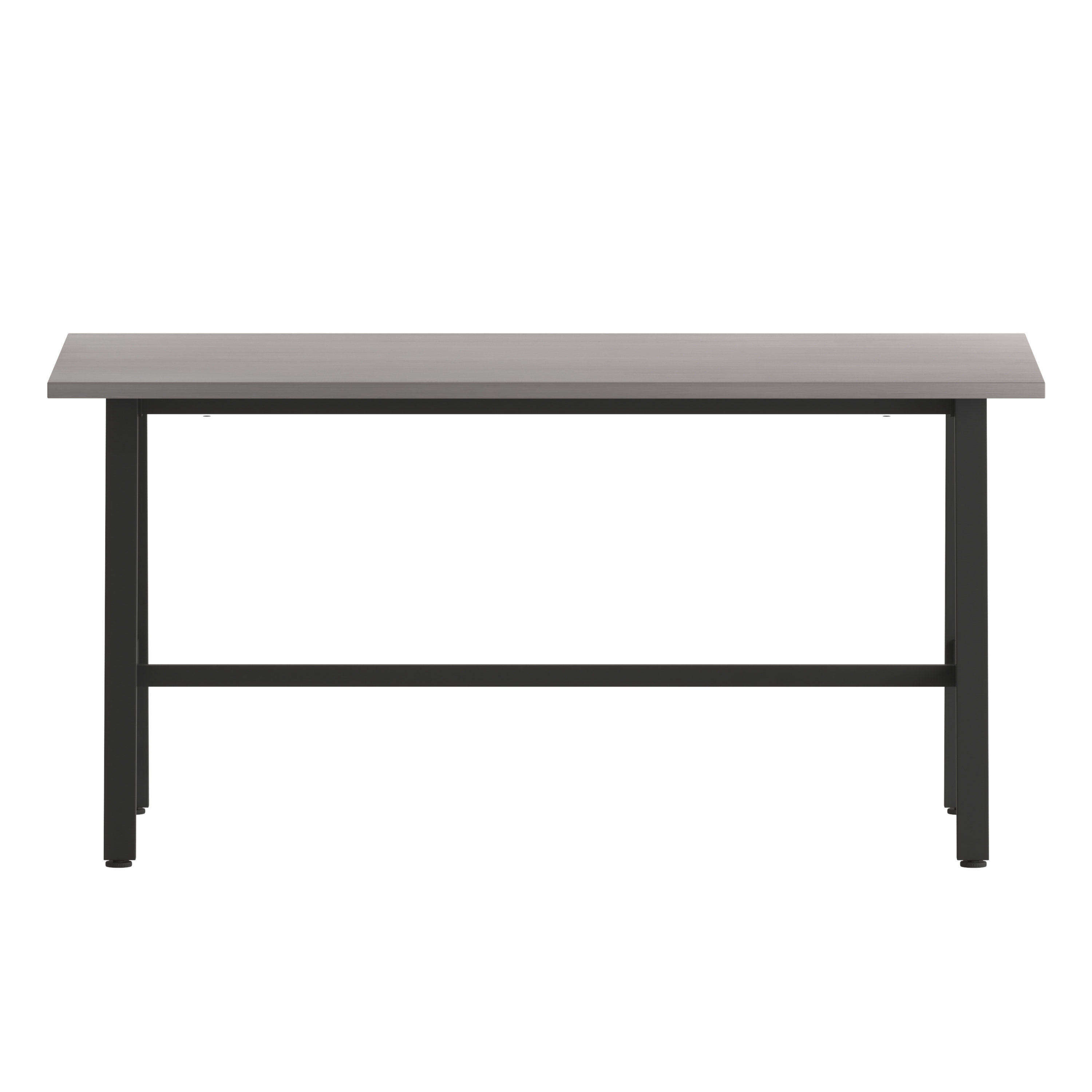 Flash Furniture Chapman Rectangle Commercial Conference Table with Laminate Top and A-Frame Base ...