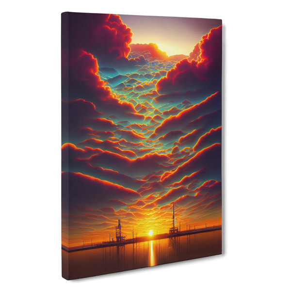 House of Hampton Sunset Over The Ships No.2 | Wayfair.co.uk