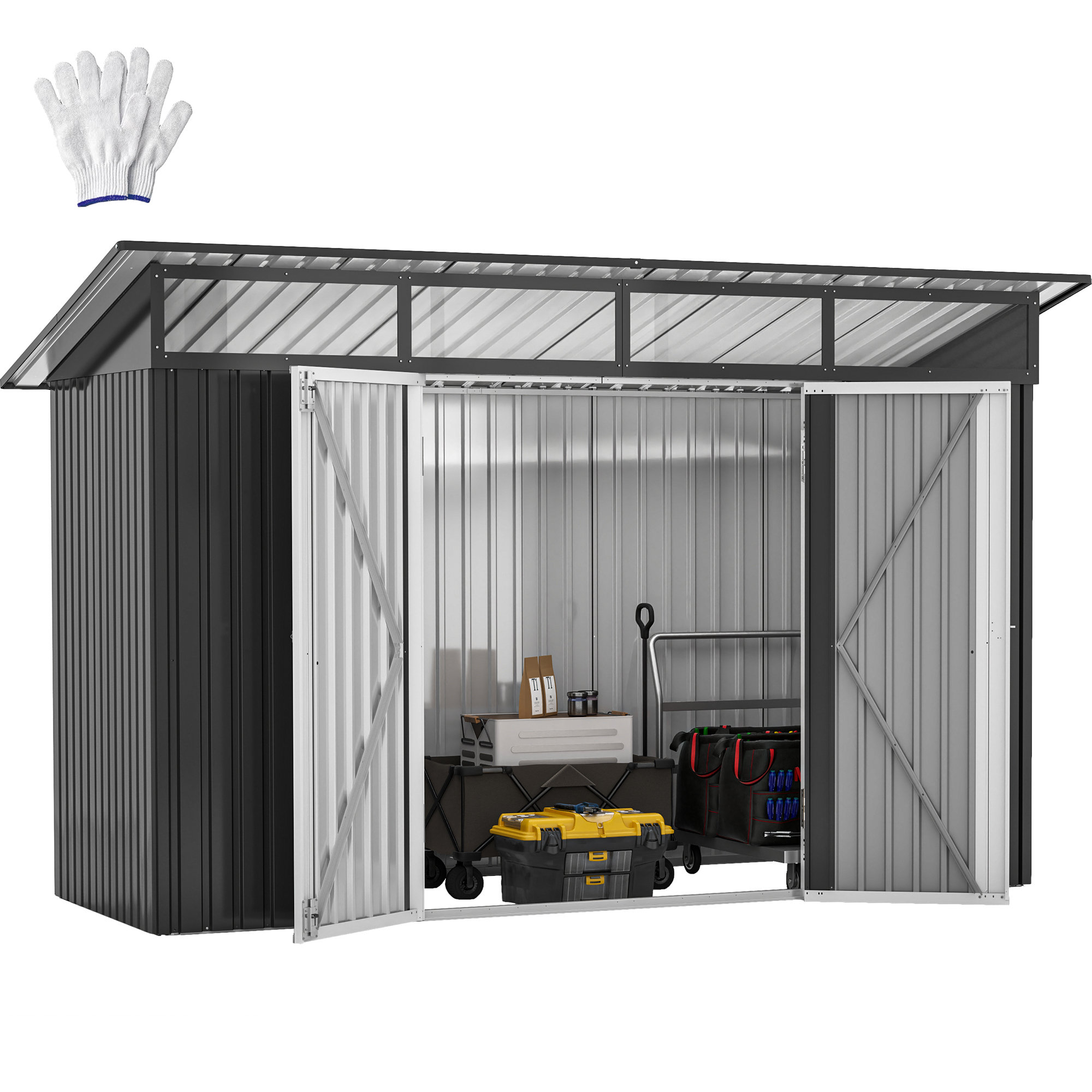 Balconera 9x4 FT Storage Shed & Reviews - Wayfair Canada