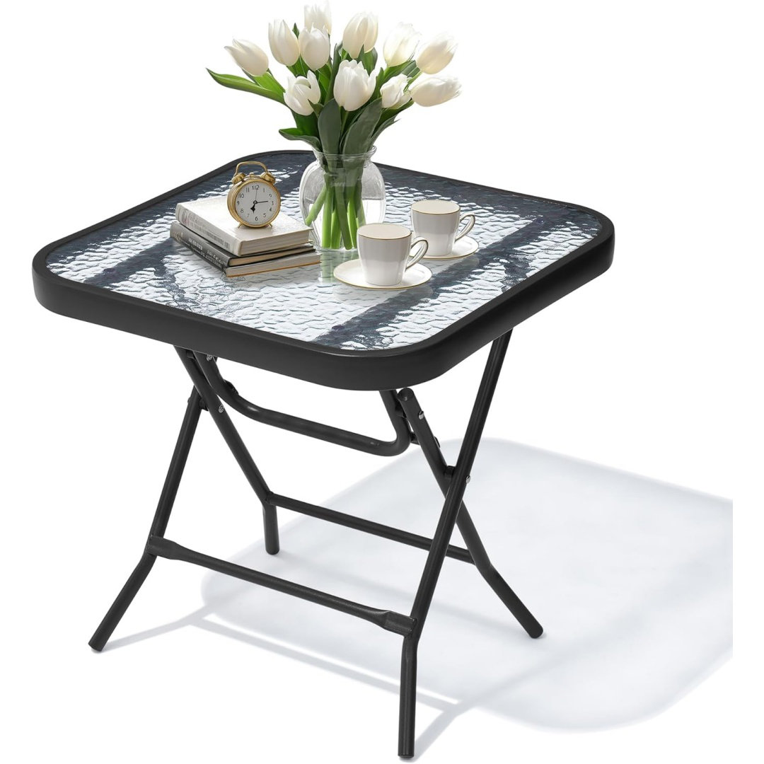 Red Barrel Studio® Outdoor Side Table - Small Patio End Table All ...