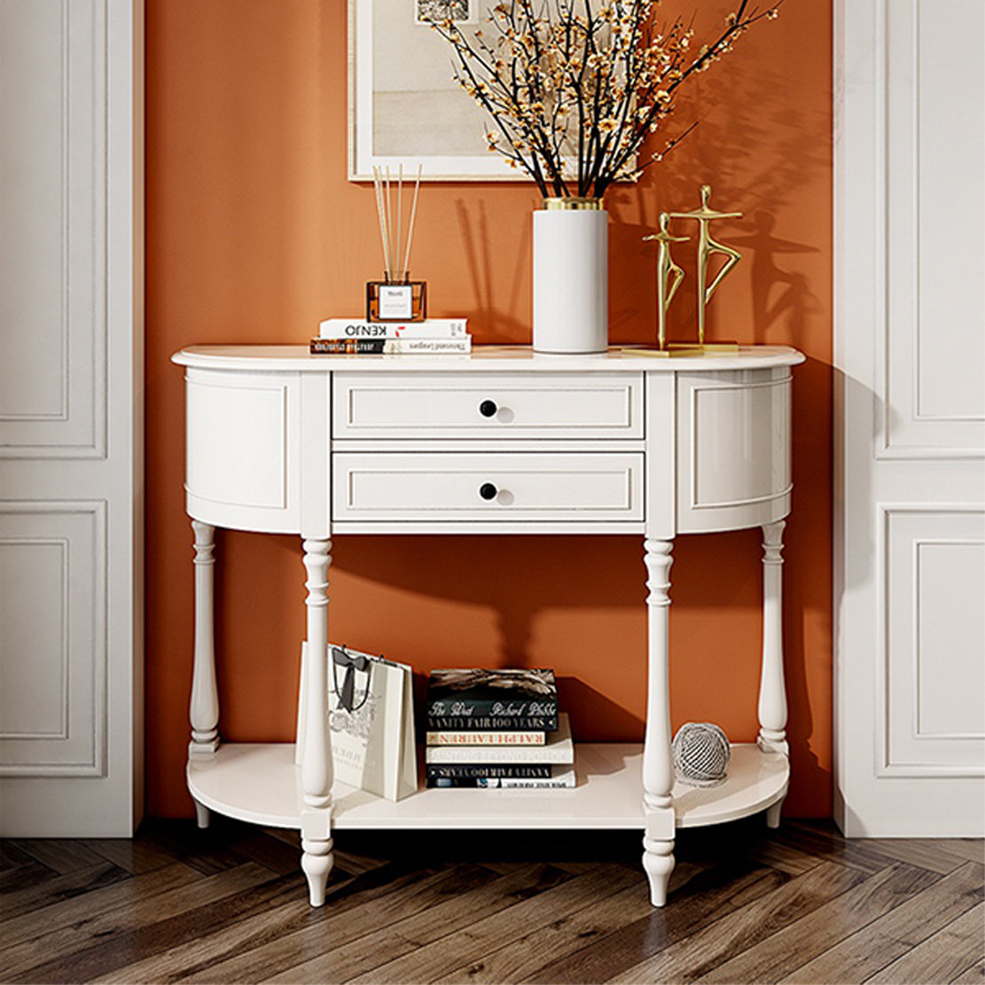 Canora Grey Retro aesthetic console table | Wayfair