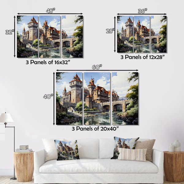 Charlton Home® Fortresses Majestic Guardians IX - Architecture Wall Art ...