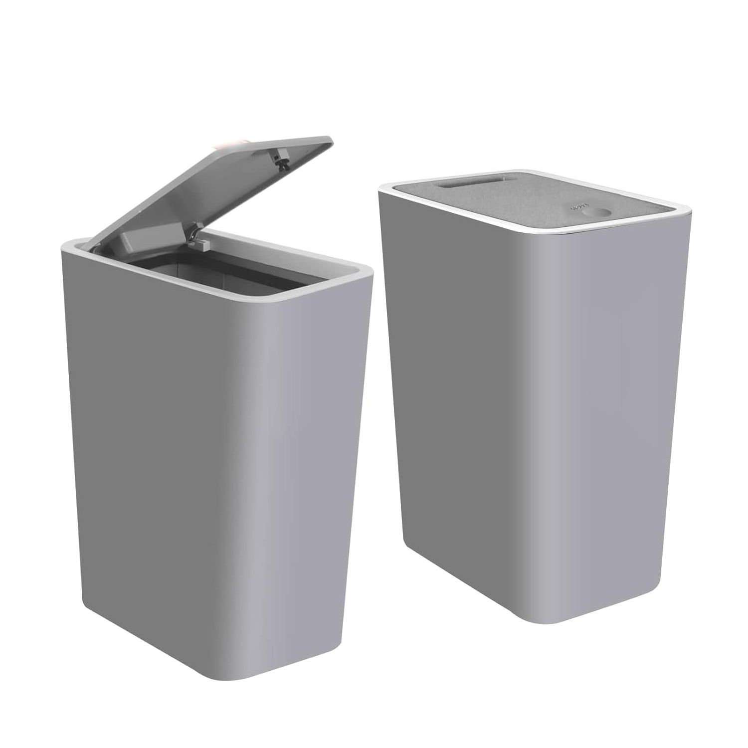 Ameriwood Plastic Touch Top Trash Can - 4 Gallons | Wayfair