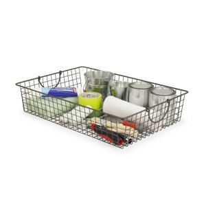 Williston Forge Stowaway Large Metal/Wire Basket & Reviews | Wayfair