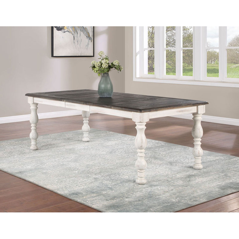 August Grove® Heston 66-84 inch Dining Table | Wayfair