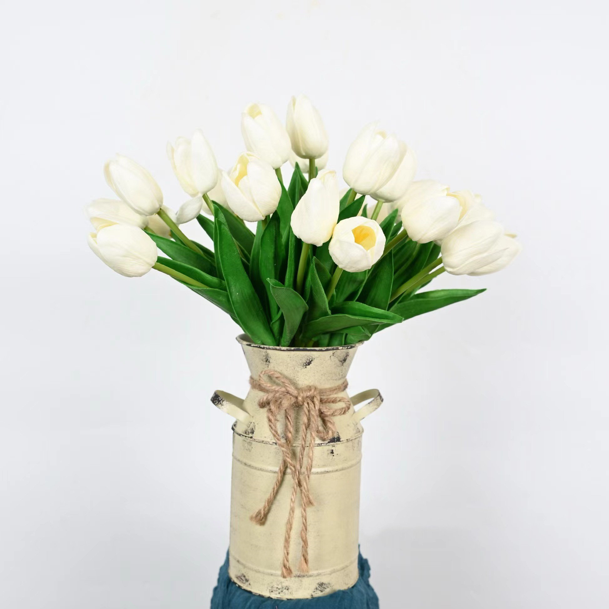 Ophelia & Co. Artificial Farmhouse Tulip Floral Arrangement For Vase ...