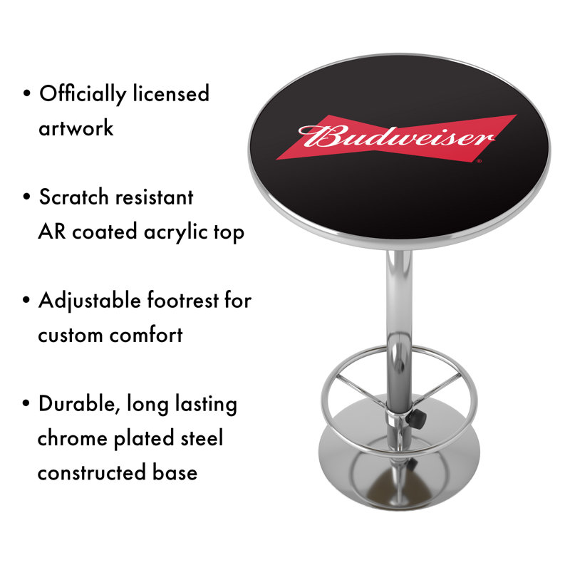 Trademark Global Budweiser Pub Table I & Reviews | Wayfair
