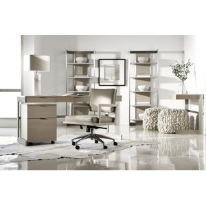 Bernhardt Axiom Desk with Built in Outlets | Perigold