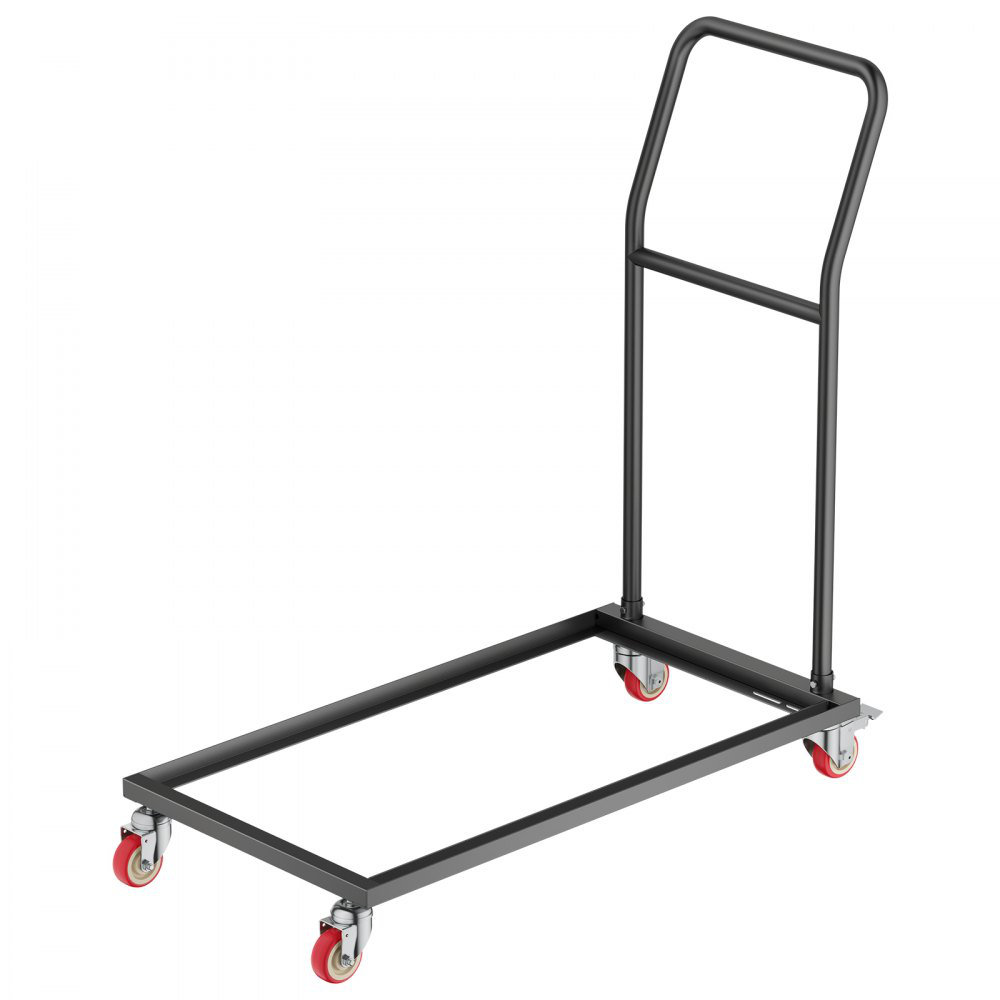 VEVOR Folding Chair Rack Cart for 25 Chairs of 300 LBS L-shape Vertical ...