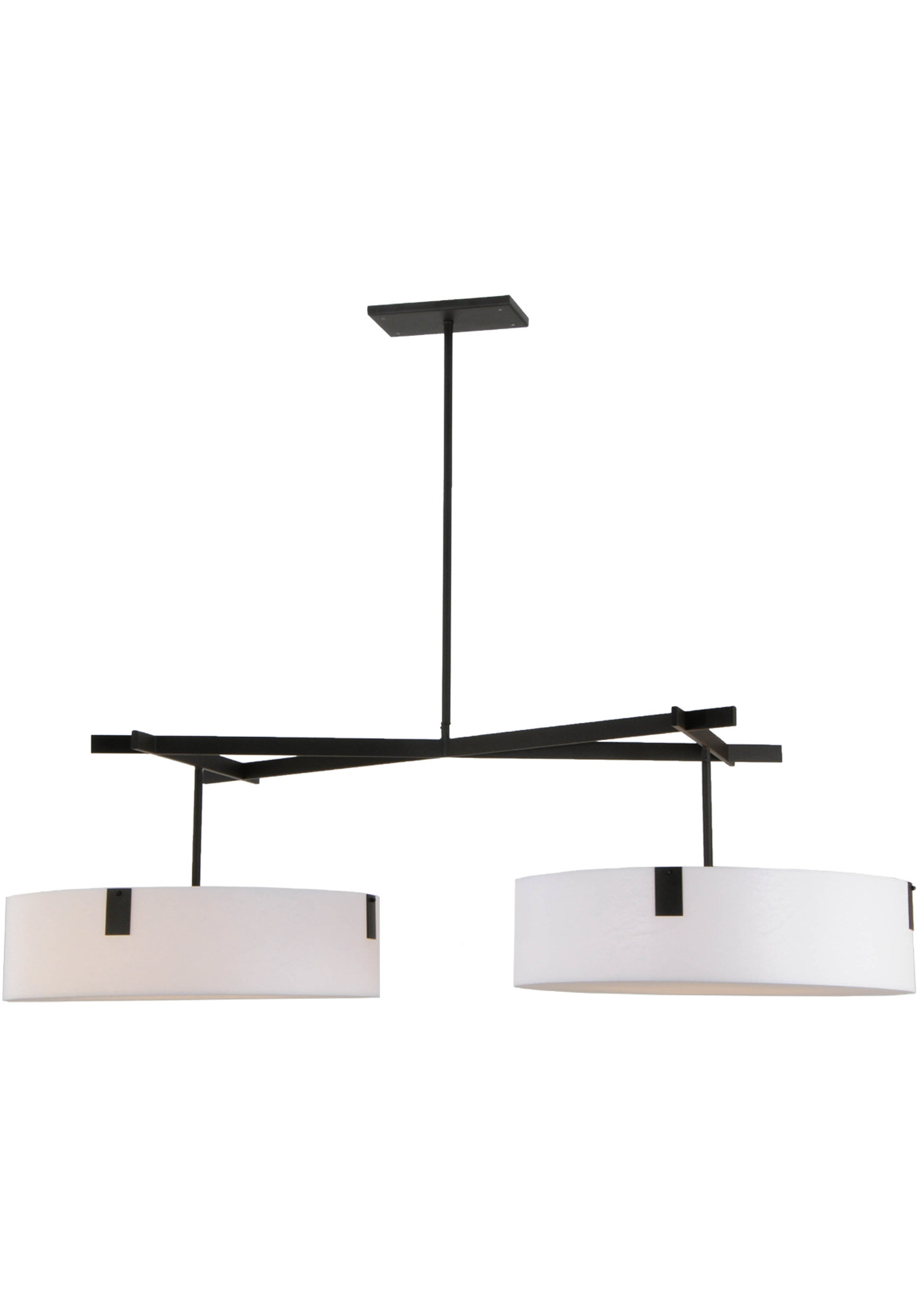 Meyda Lighting Solaris 72.5"L 2 Light Oblong Semi Flush Mount - Wayfair ...