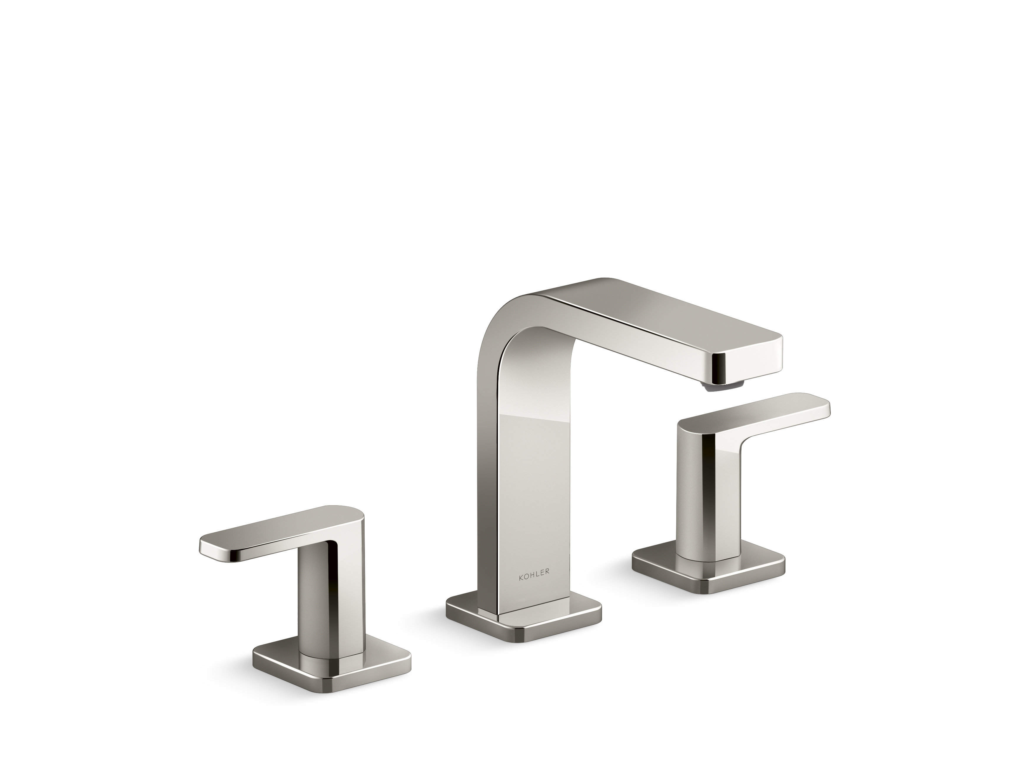 Parallel™Widespread Bathroom Faucet, 3-Hole Two Lever Handle Bathroom ...