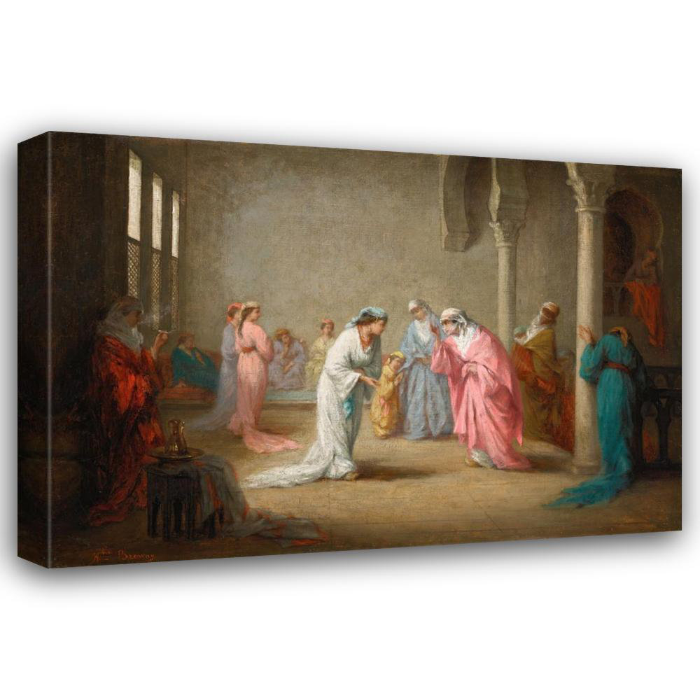 Astoria Grand "A Visit, a Harem Interior" by Henriette Browne - Gallery ...