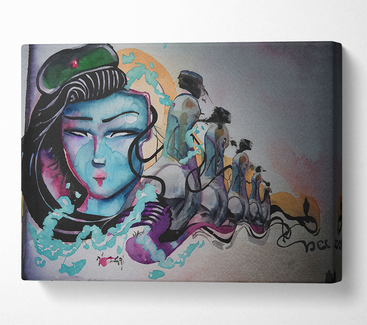 ClassicLiving Political Graffiti Canvas Watercolour | Wayfair.co.uk