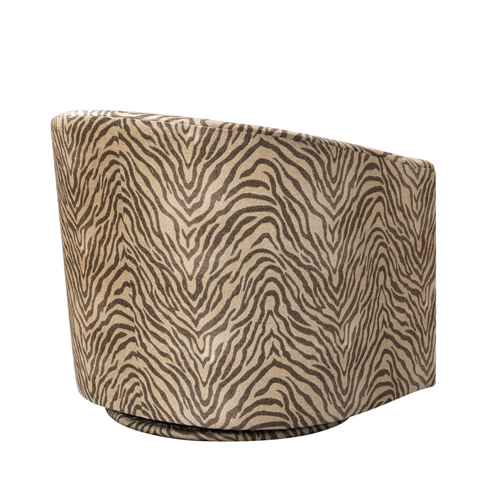 Hokku Designs Freudberg 30.5'' Wide Swivel Barrel Chair | Wayfair