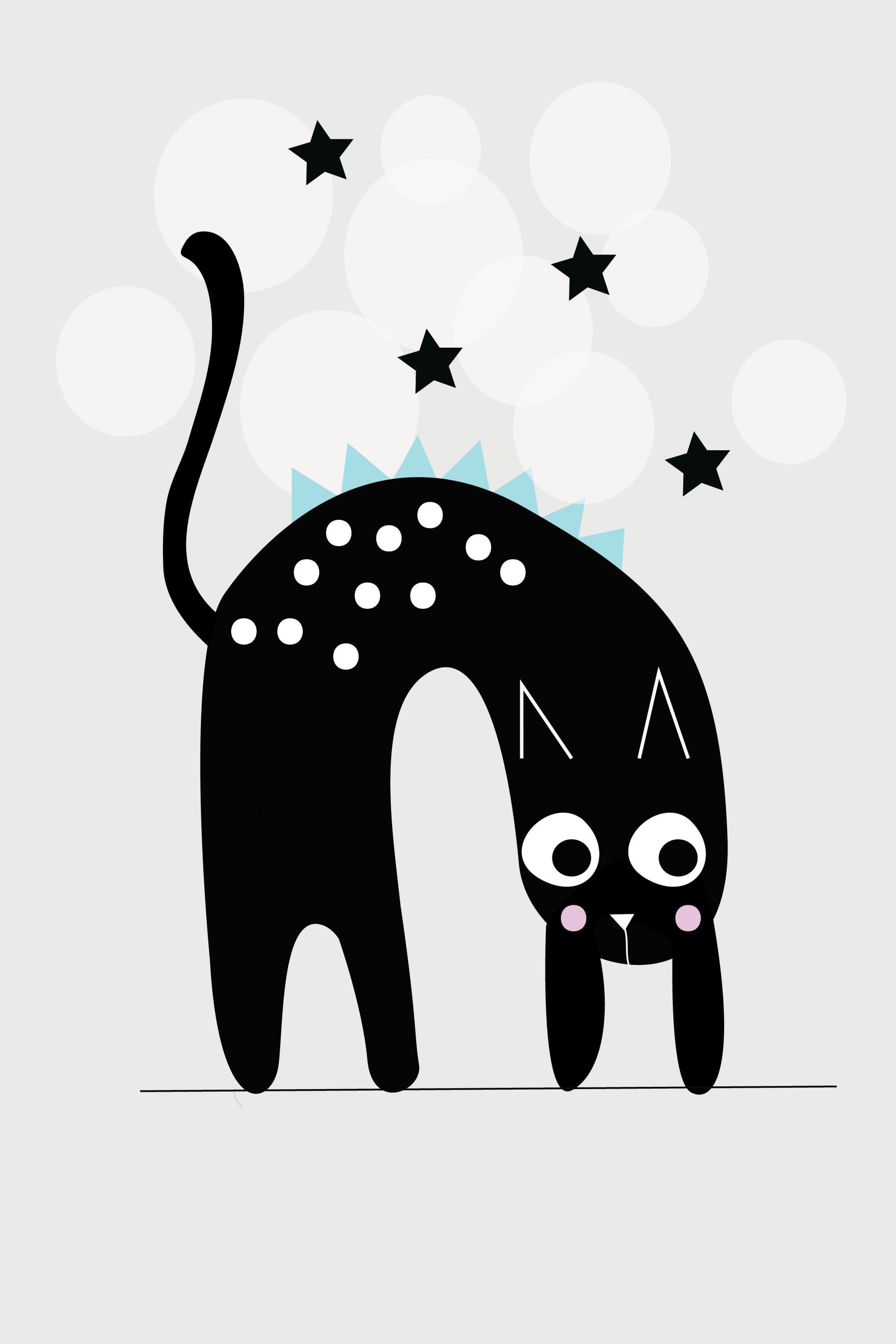 Marmont Hill 'Cat Arch' by Katarina Snygg Painting Print on Wrapped ...