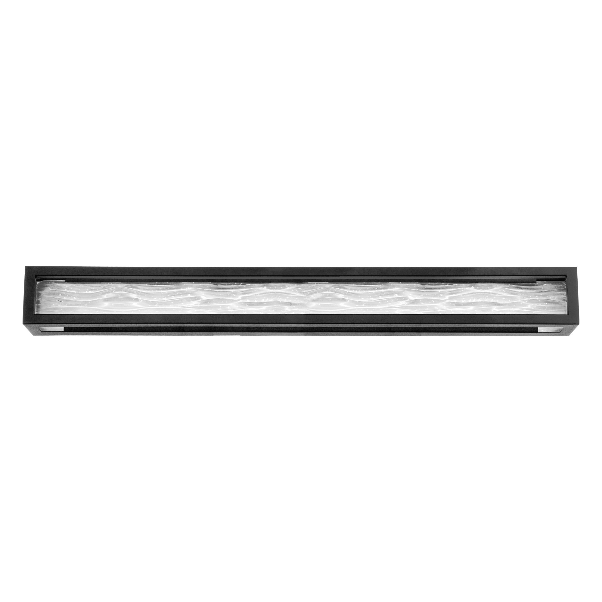 Modern Forms Shock Waves 1-Light Dimmable LED Black Vanity Light | Wayfair