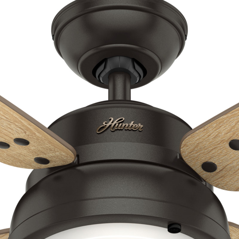 Hunter Fan 52" Wingate 4 - Blade LED Standard Ceiling Fan with Remote ...