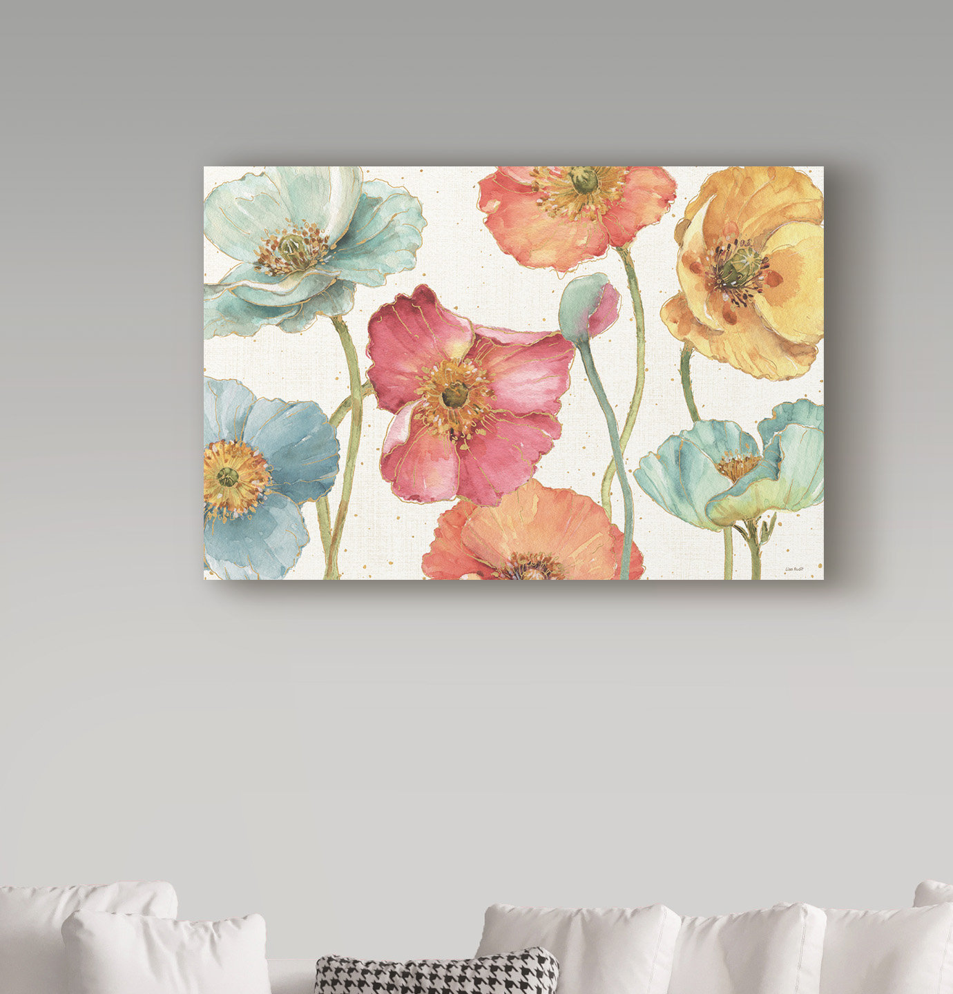 Winston Porter 'Spring Softies I' Acrylic Painting Print on Wrapped ...