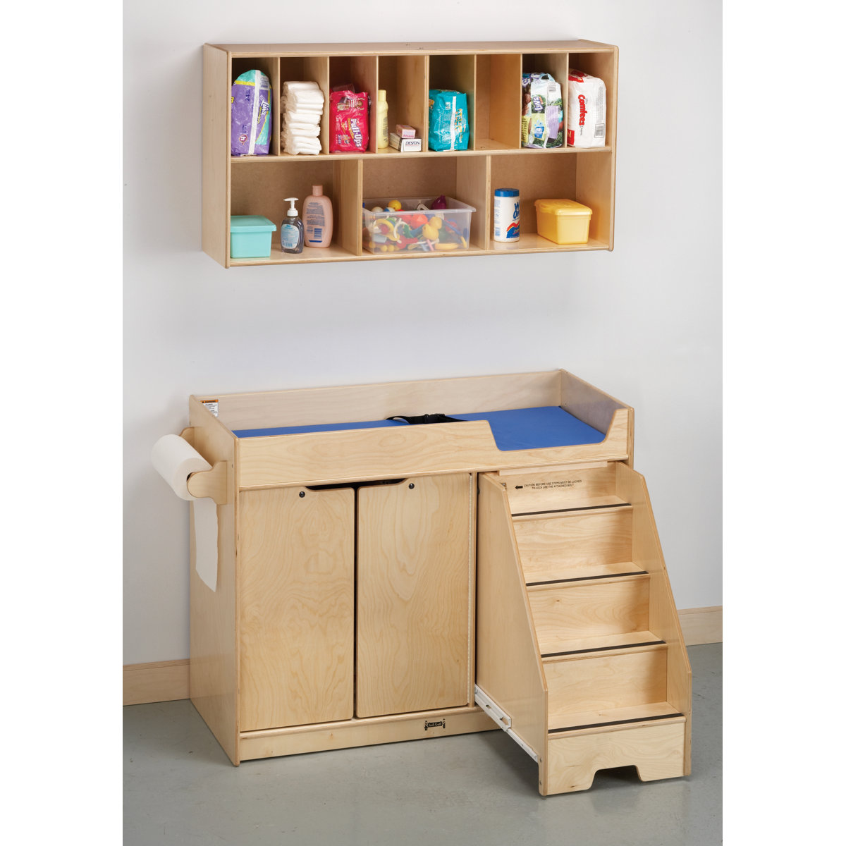 Jonti-Craft® Changing Table with Stairs Combo | Wayfair