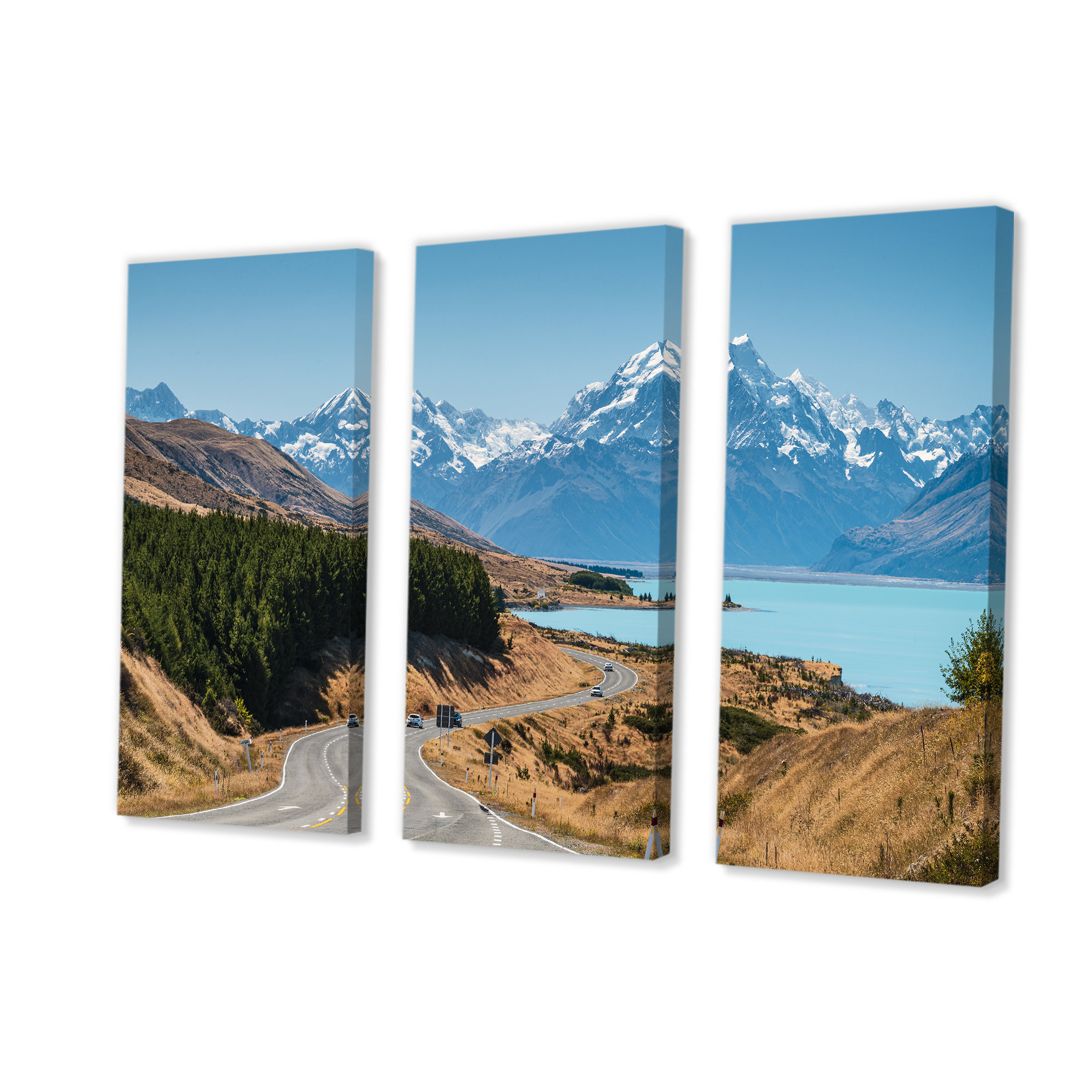 Millwood Pines Adventure Road In Alaska - Landscapes Canvas Wall Art ...