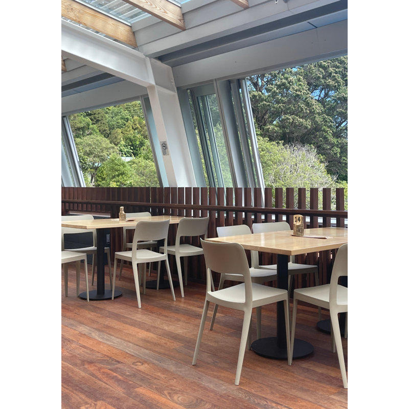 Midj Nene Outdoor Stackable Dining Side Chair with Cushion | Wayfair