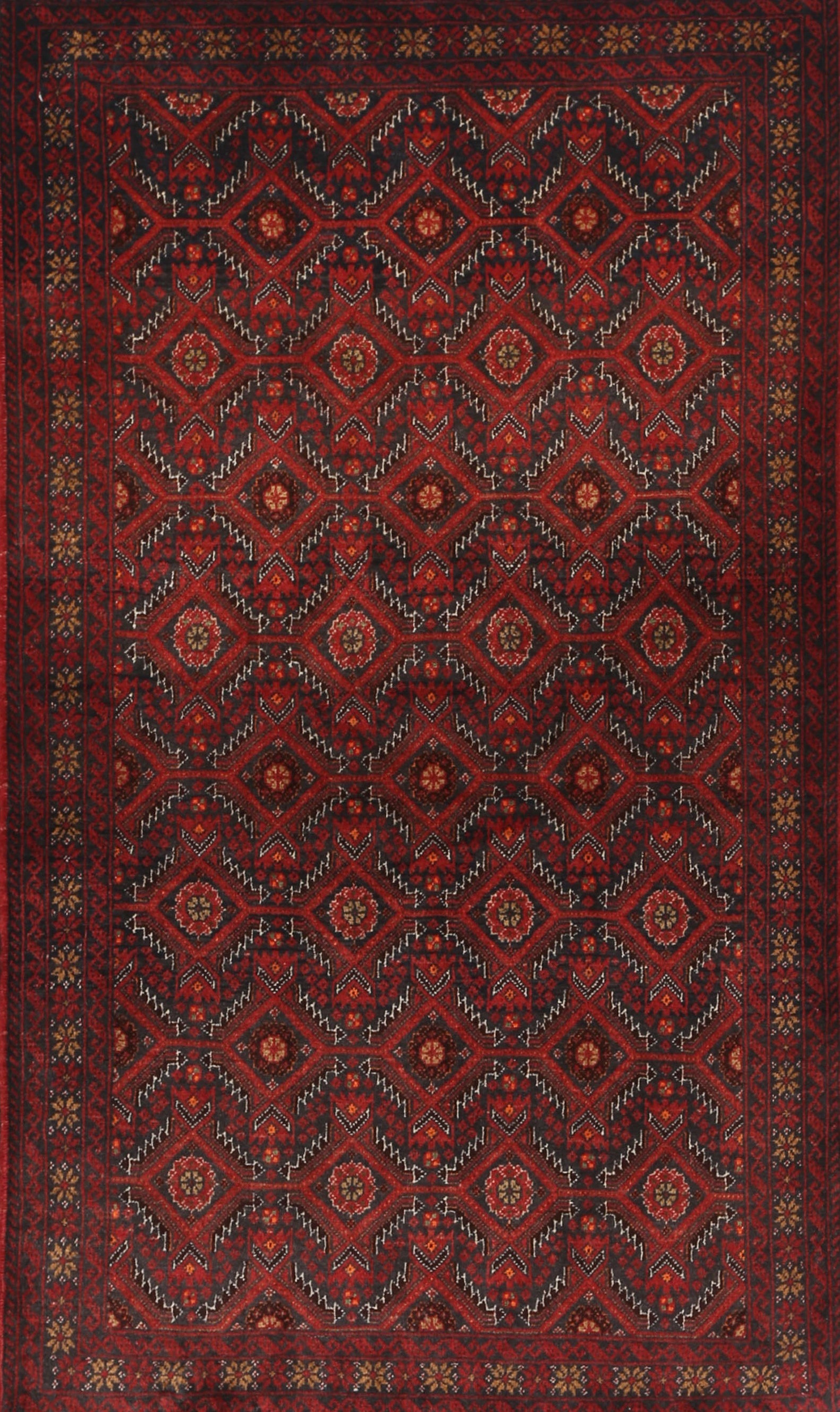 Hokku Designs Walford Hand-Tufted Wool Red Area Rug | Wayfair