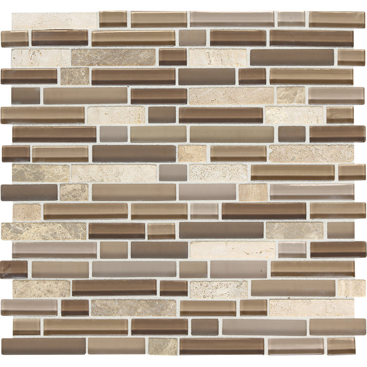 Itona Tile 12'' x 12'' Random Mosaic Tile | Wayfair